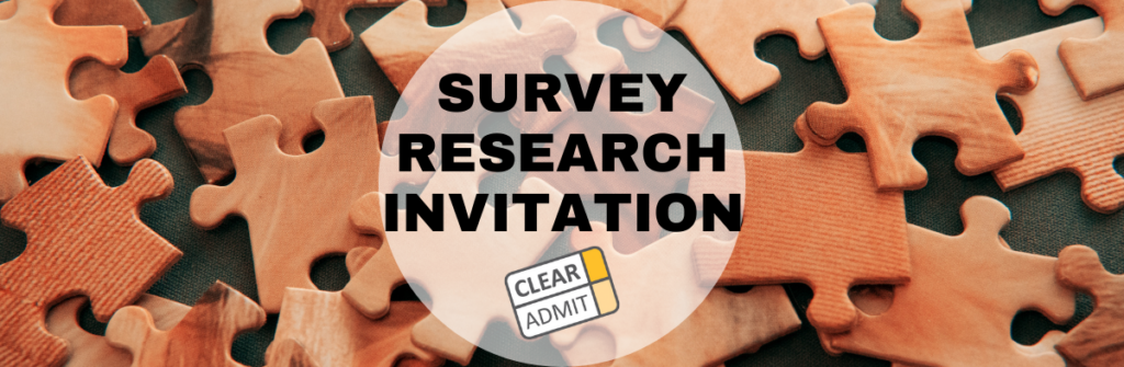 MBA Applicants - We Need Your Input! $25 Gift Card Opportunity!