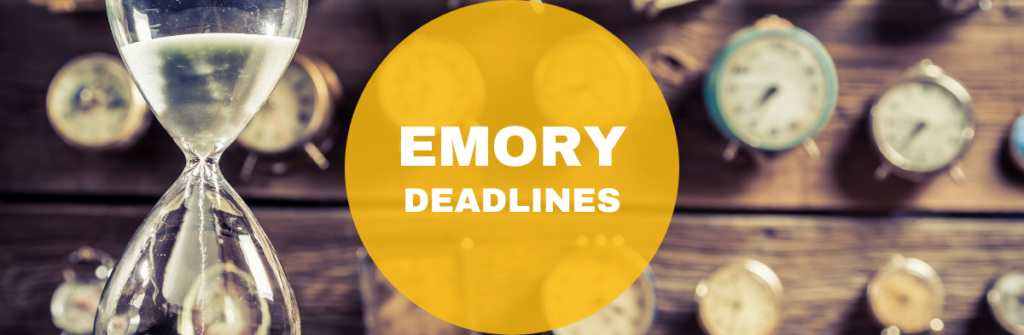 Emory / Goizueta MBA Deadlines 2025-2026 | Clear Admit