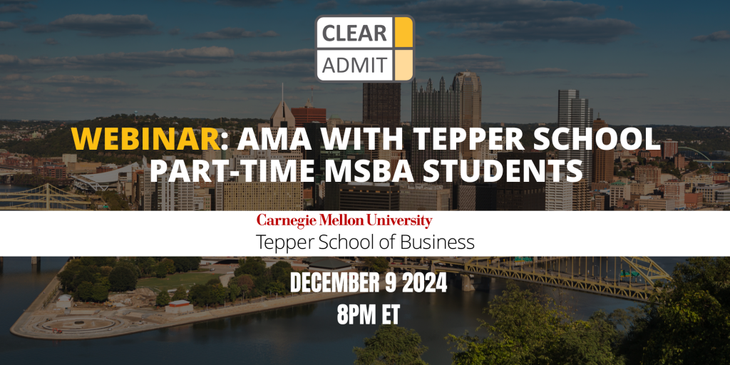 Carnegie Mellon Tepper MSBA Webinar | Clear Admit