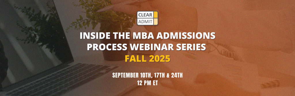 Free MBA Admissions Webinars – Top 15 Schools (Fall 2025)